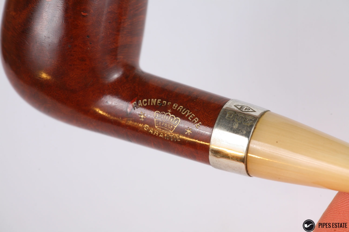 pipes-estate.com : rare pipe racine de bruyère garantie horn stem with ...